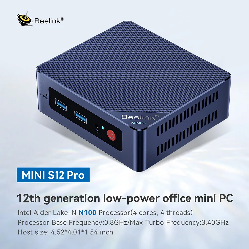 Beelink SEi12 Pro i5-1240P 16GB RAM + 500GB SSD 迷你電腦 - 2000Fun商城 香港人既遊戲店